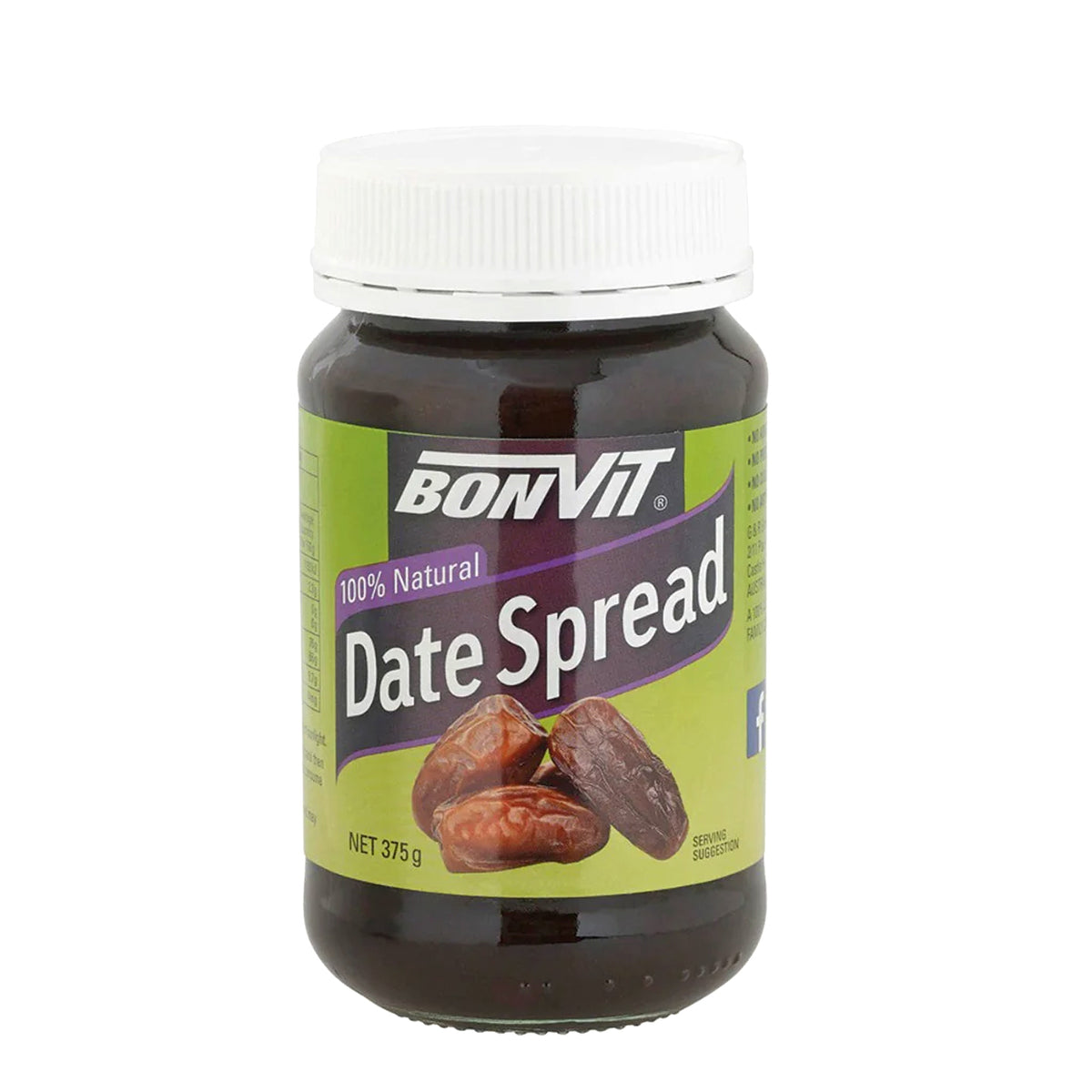 Bonvit Date Spread — Wicked NRG Supplements & Nutrition
