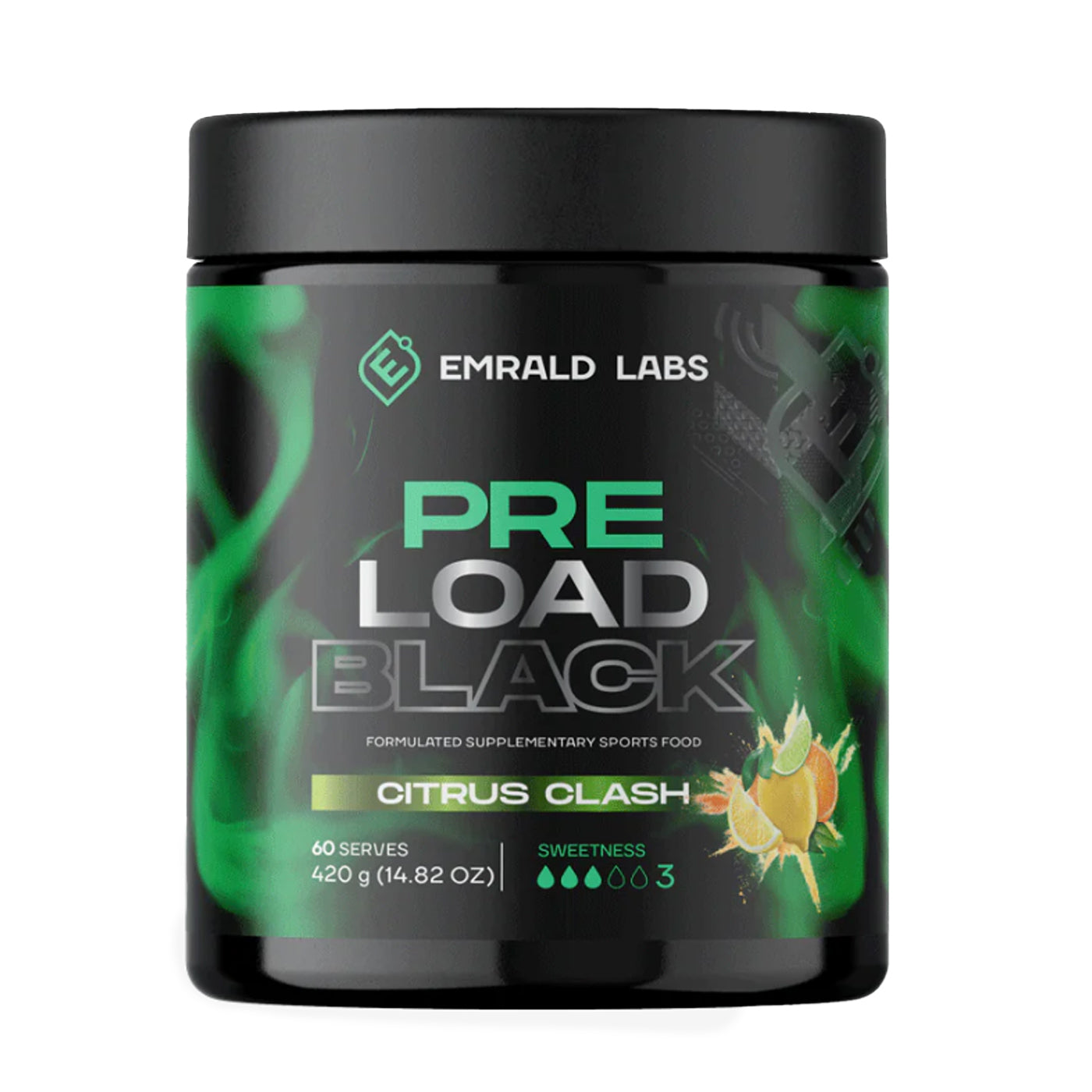 Emrald Labs Pre Load Black — Wicked NRG Supplements & Nutrition