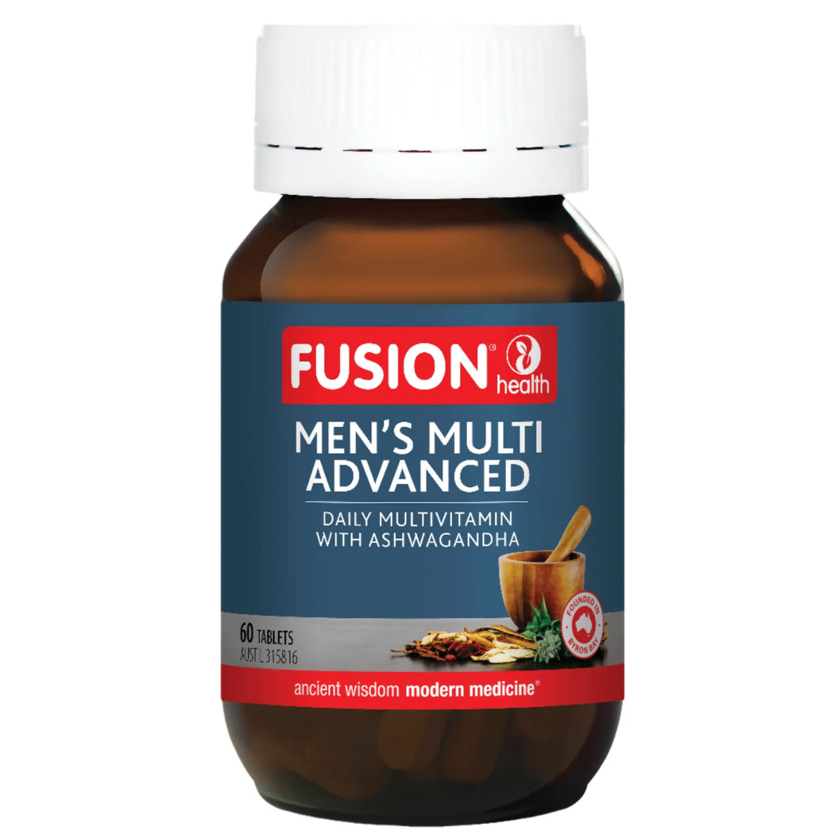 Fusion Men's Multi Advanced | Men's Multivitamin with Herbs — Wicked ...
