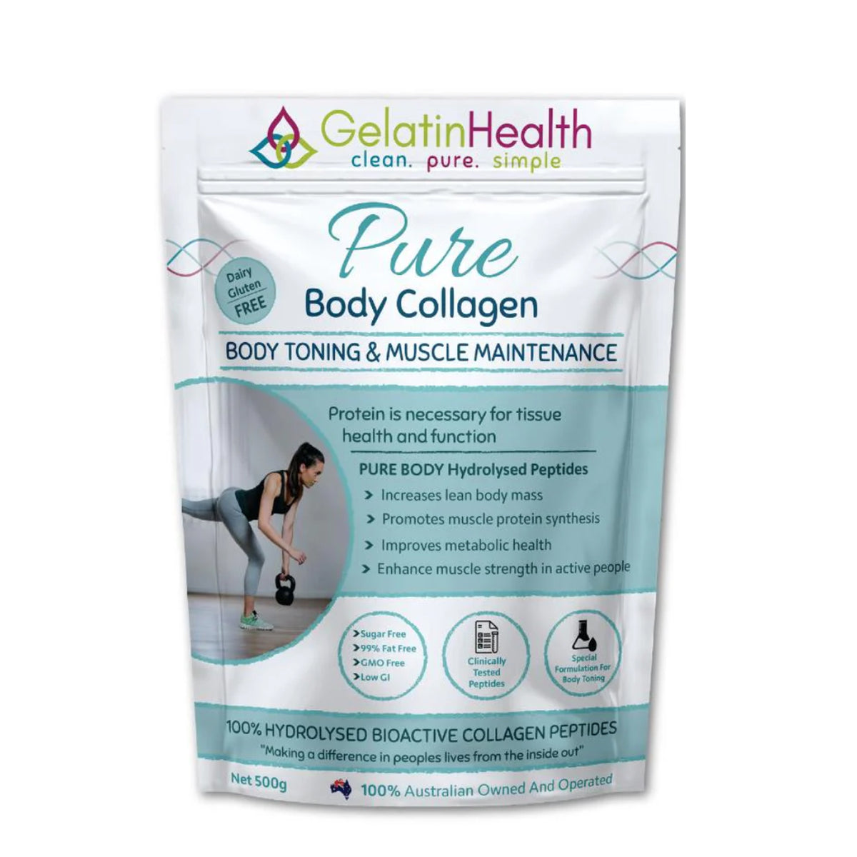 Gelatin Health Pure Body Collagen | Collagen Peptides Powder — Wicked ...