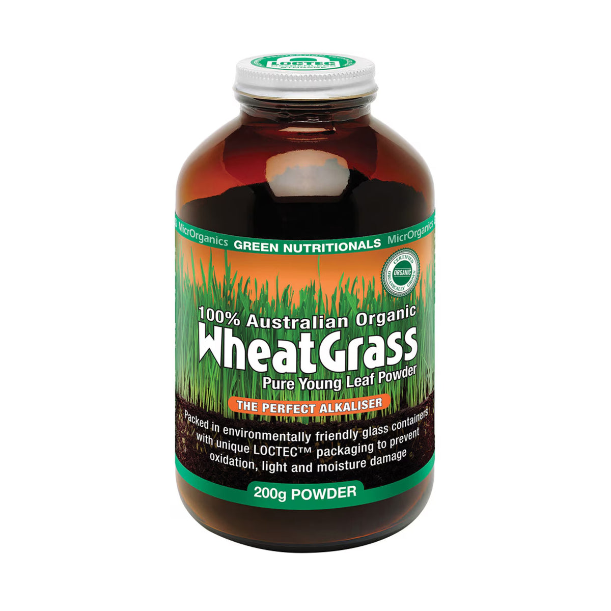 Green Nutritional's Wheatgrass 100% Australian Org Powder — Wicked NRG ...