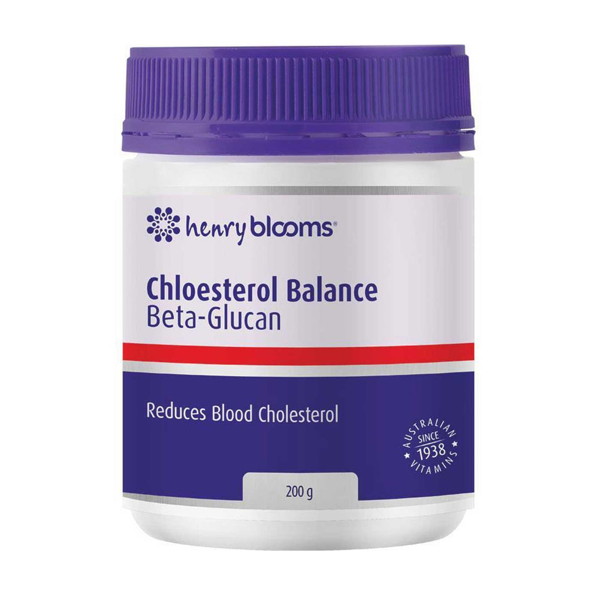 Henry Blooms Cholesterol Balance Beta-Glucan — Wicked NRG Supplements ...