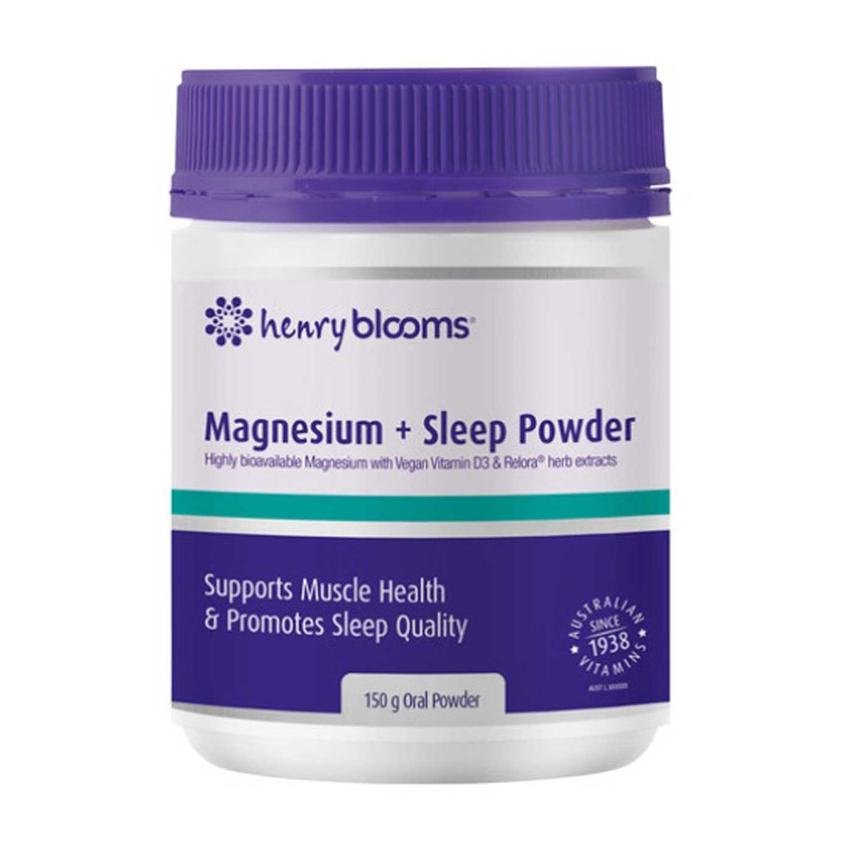 Henry Blooms Magnesium + Sleep — Wicked NRG Supplements & Nutrition
