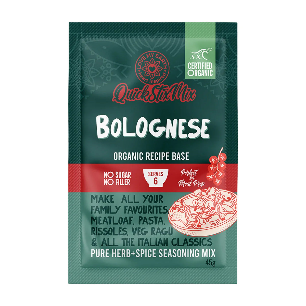 Organic Bolognese Base Mix — Wicked NRG Supplements & Nutrition