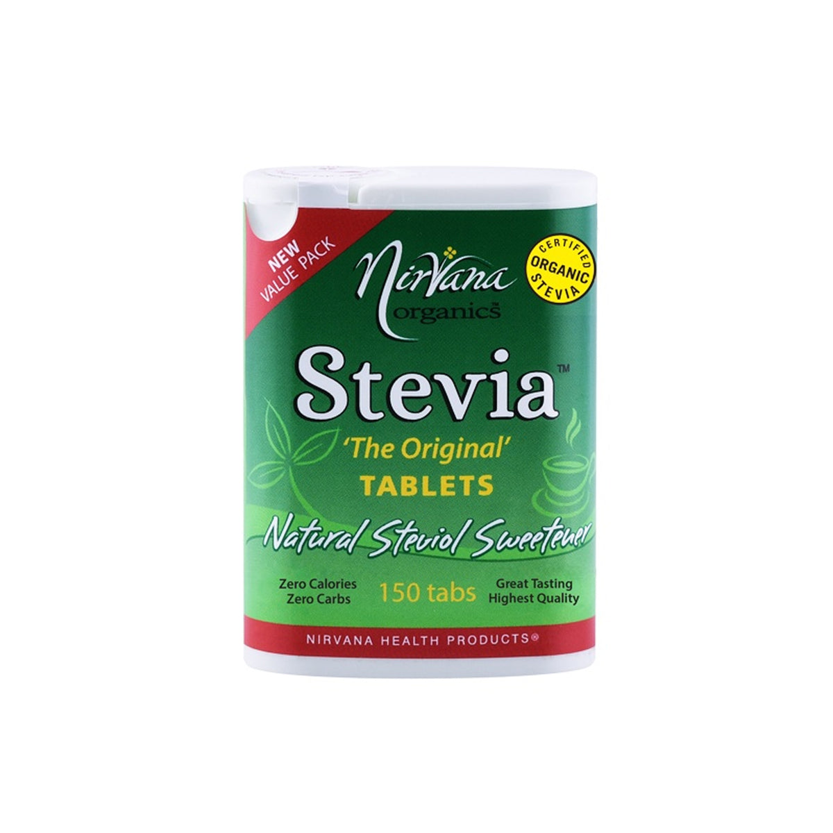 Nirvana Organic Stevia Tablets — Wicked NRG Supplements & Nutrition