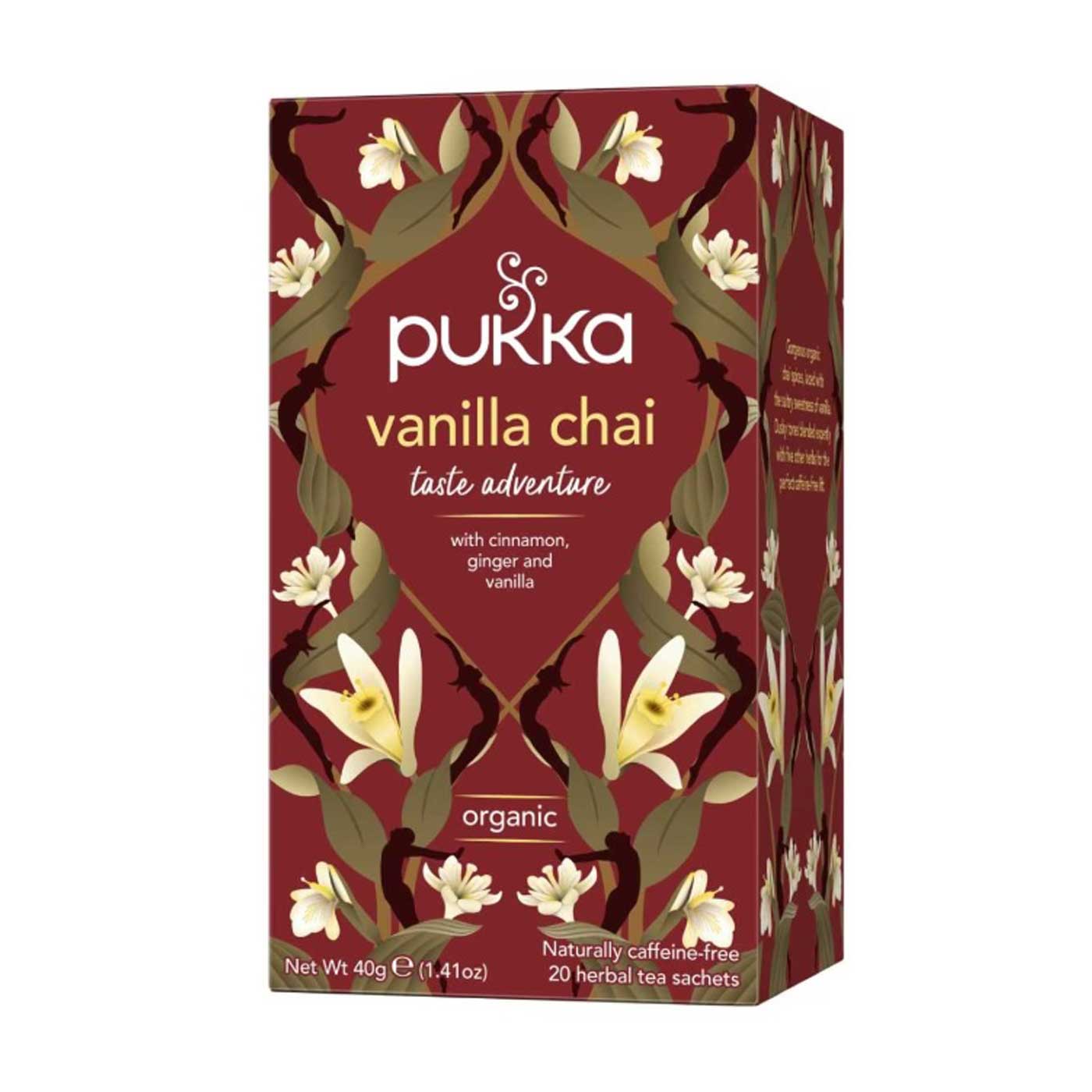Pukka Vanilla Chai Organic Tea Bags — Wicked NRG Supplements & Nutrition