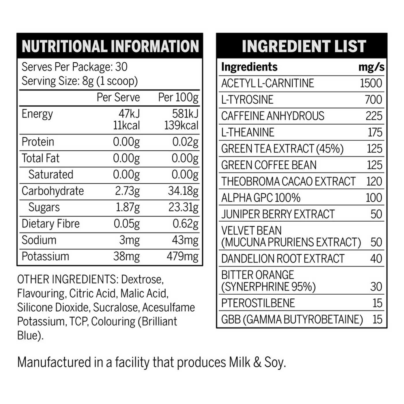 Emrald Labs Pre Shred — Wicked NRG Supplements & Nutrition