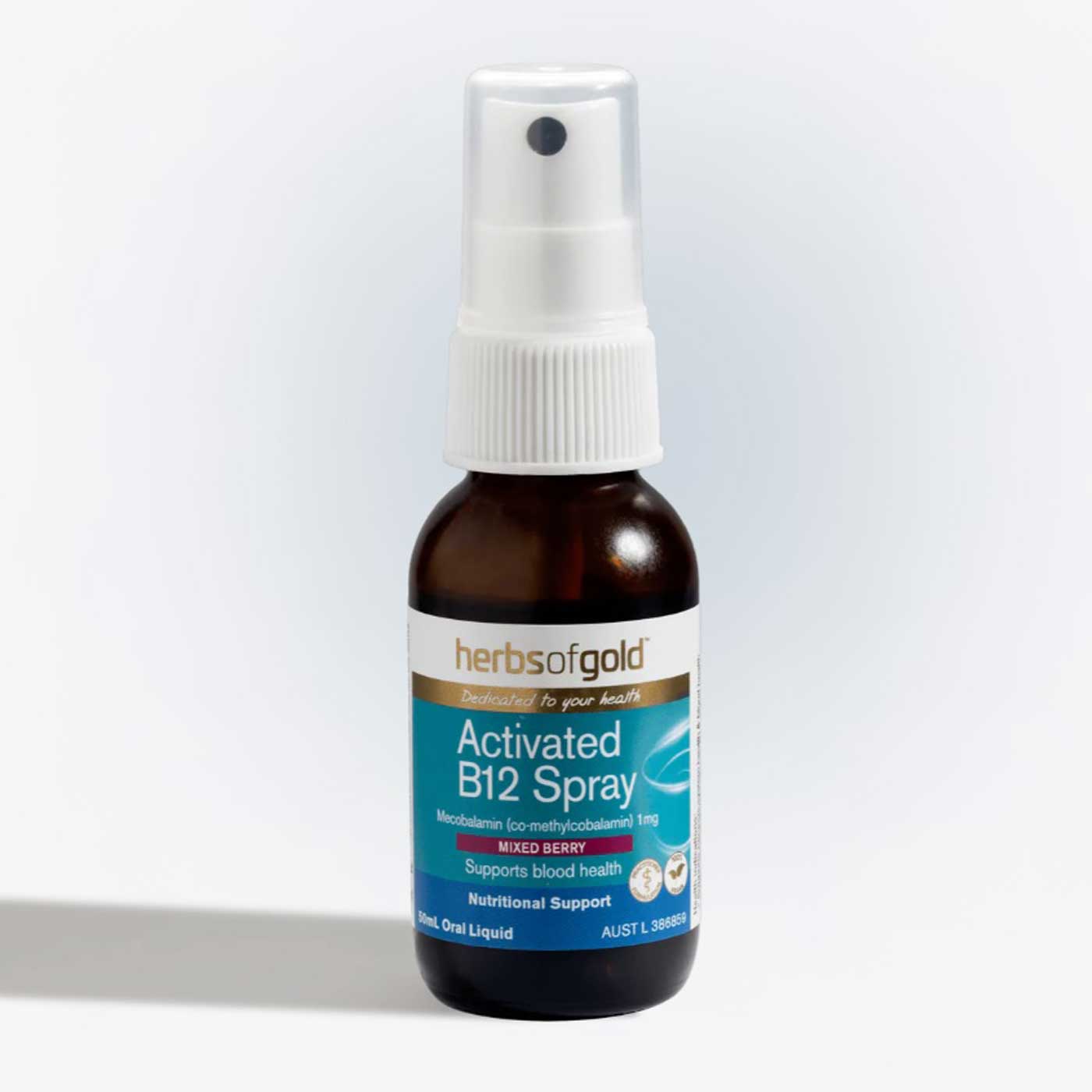 Herbs of Gold Activated B12 Spray — Wicked NRG Supplements & Nutrition