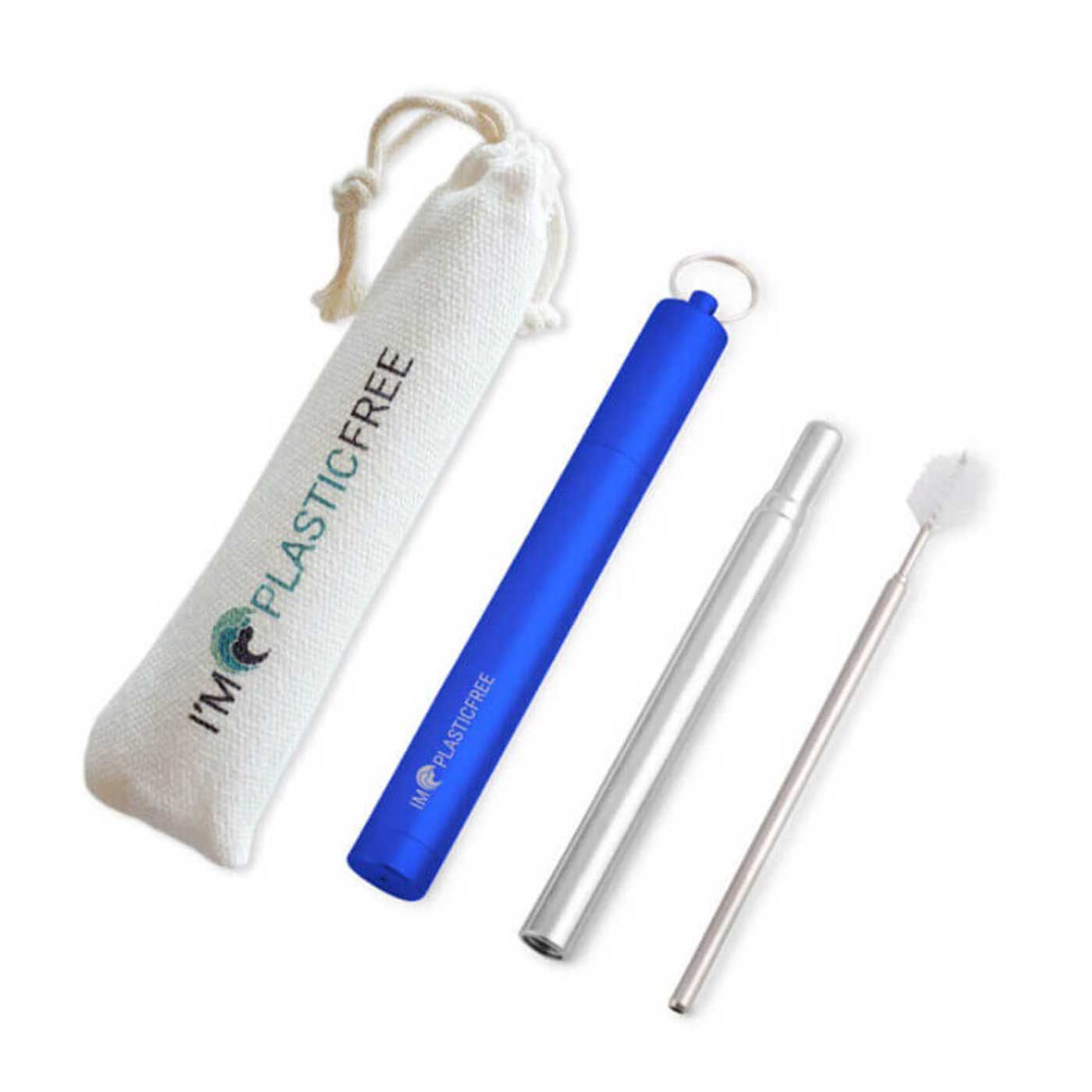 I'm Plastic free Telescopic Stainless Steel Straw — Wicked NRG ...