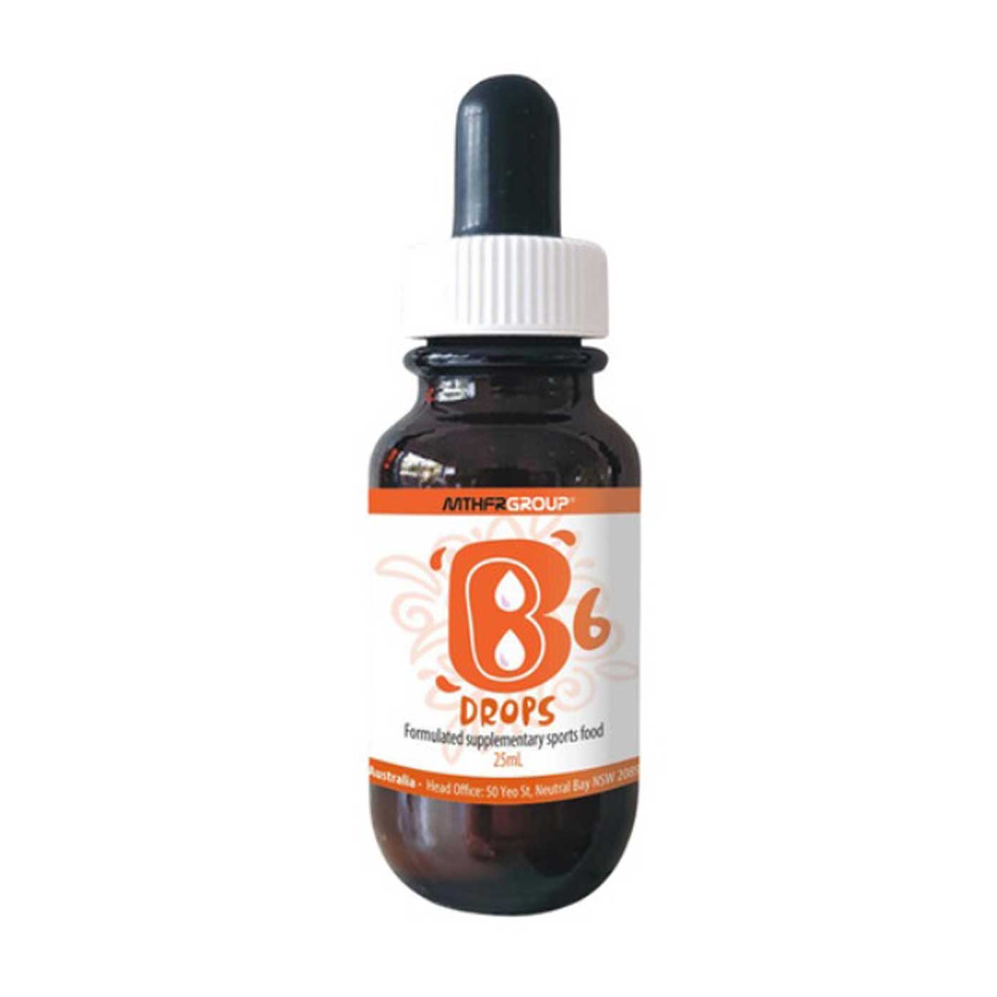 MTHFR Group B6 (P5P 5mg) Drops — Wicked NRG Supplements & Nutrition