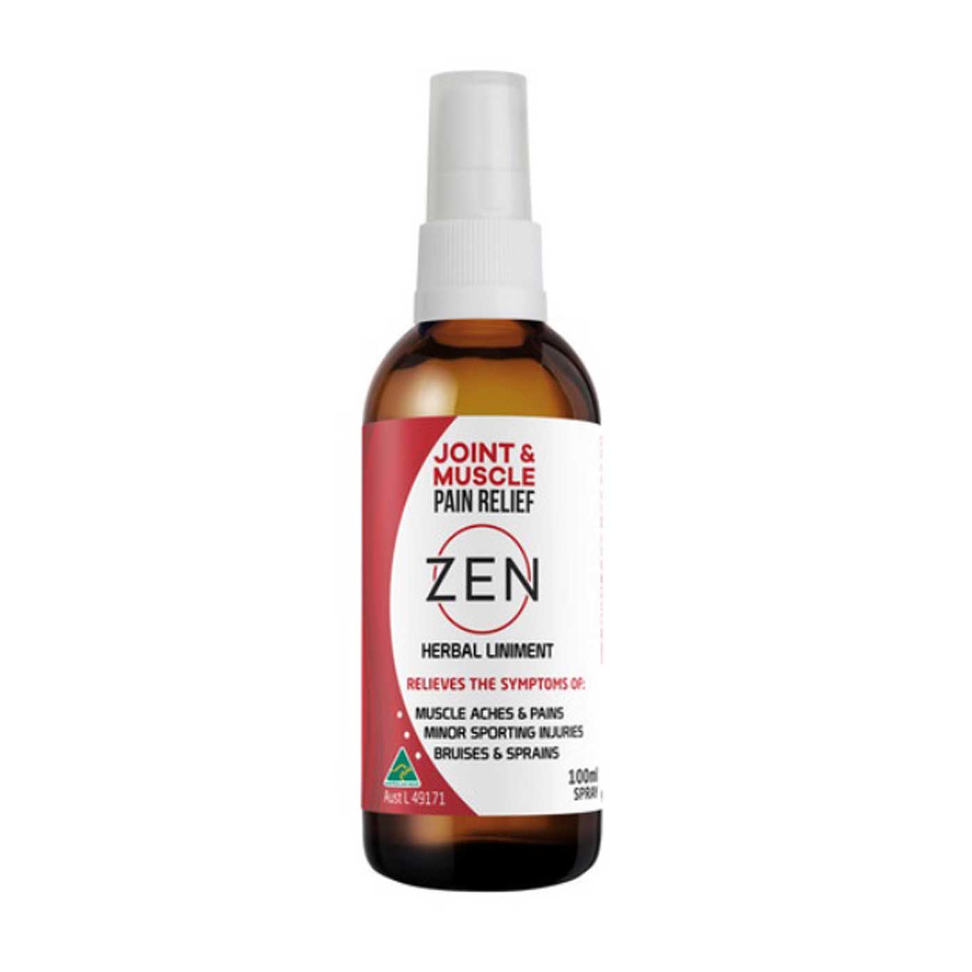 Zen Therapeutics Herbal Liniment (Joint & Muscle Pain Relief) Spray ...